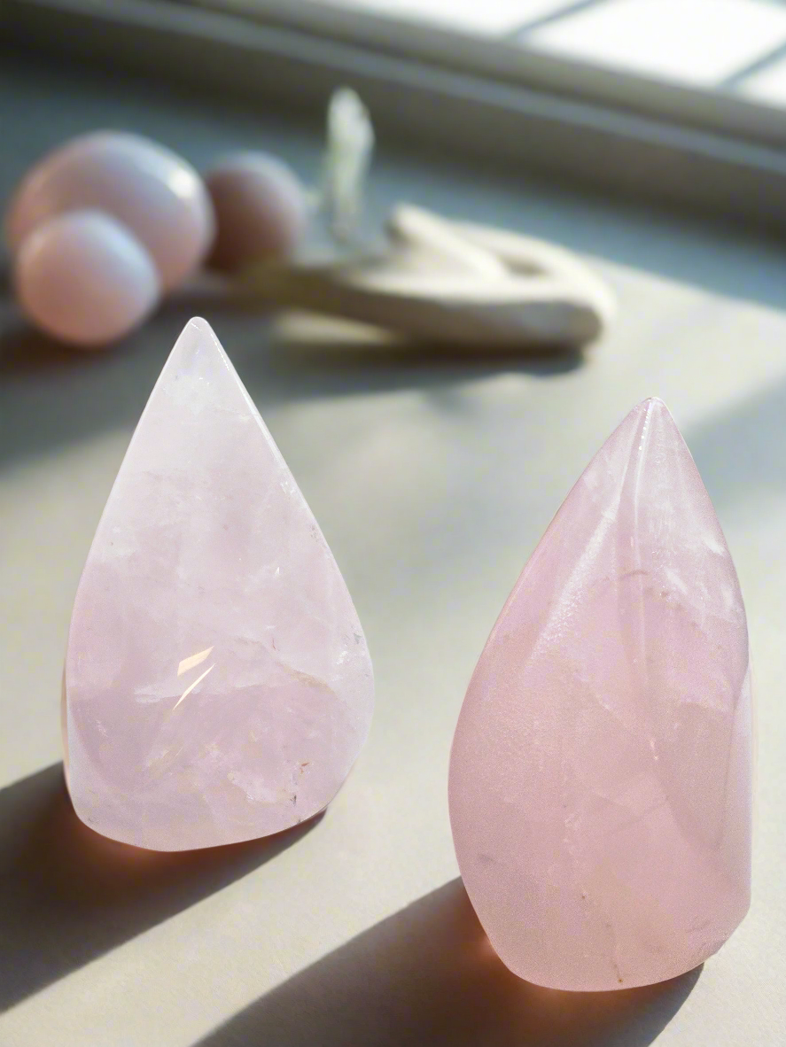 Rose Quartz Flame – AZ Stone Co.