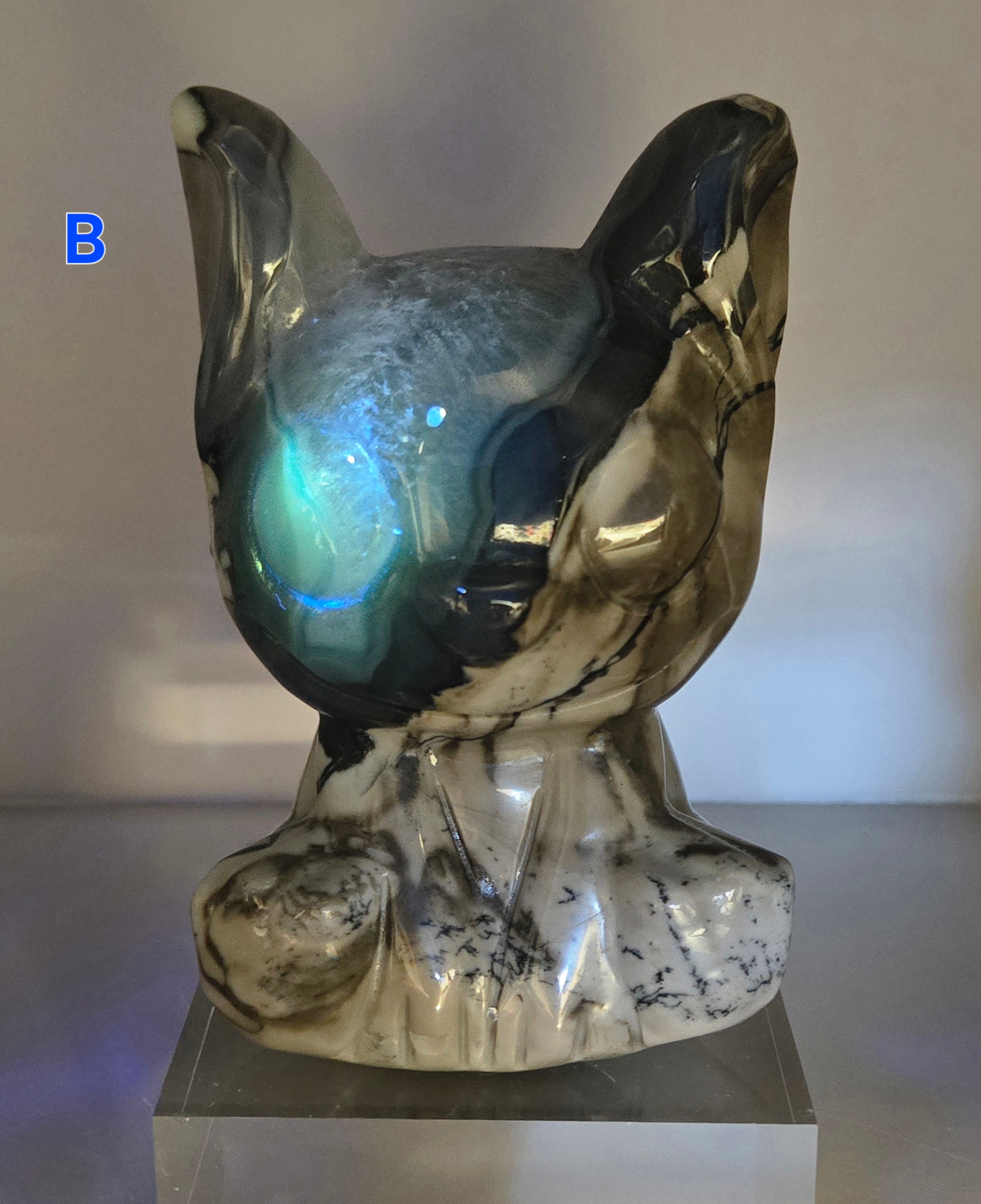 Alien Inspired Character Volcano Agate Carvings – AZ Stone Co.