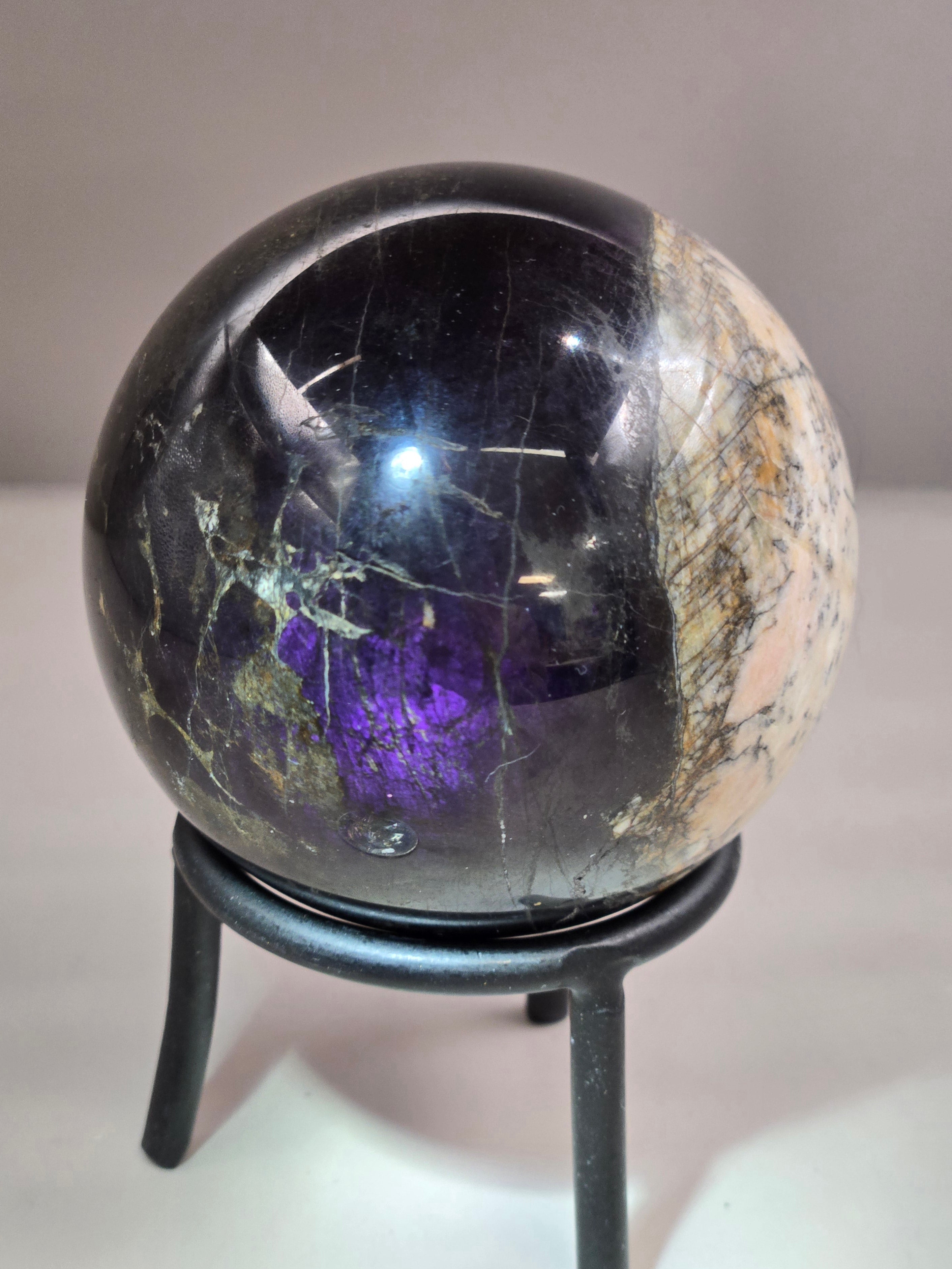 Purpurite Sphere – AZ Stone Co.