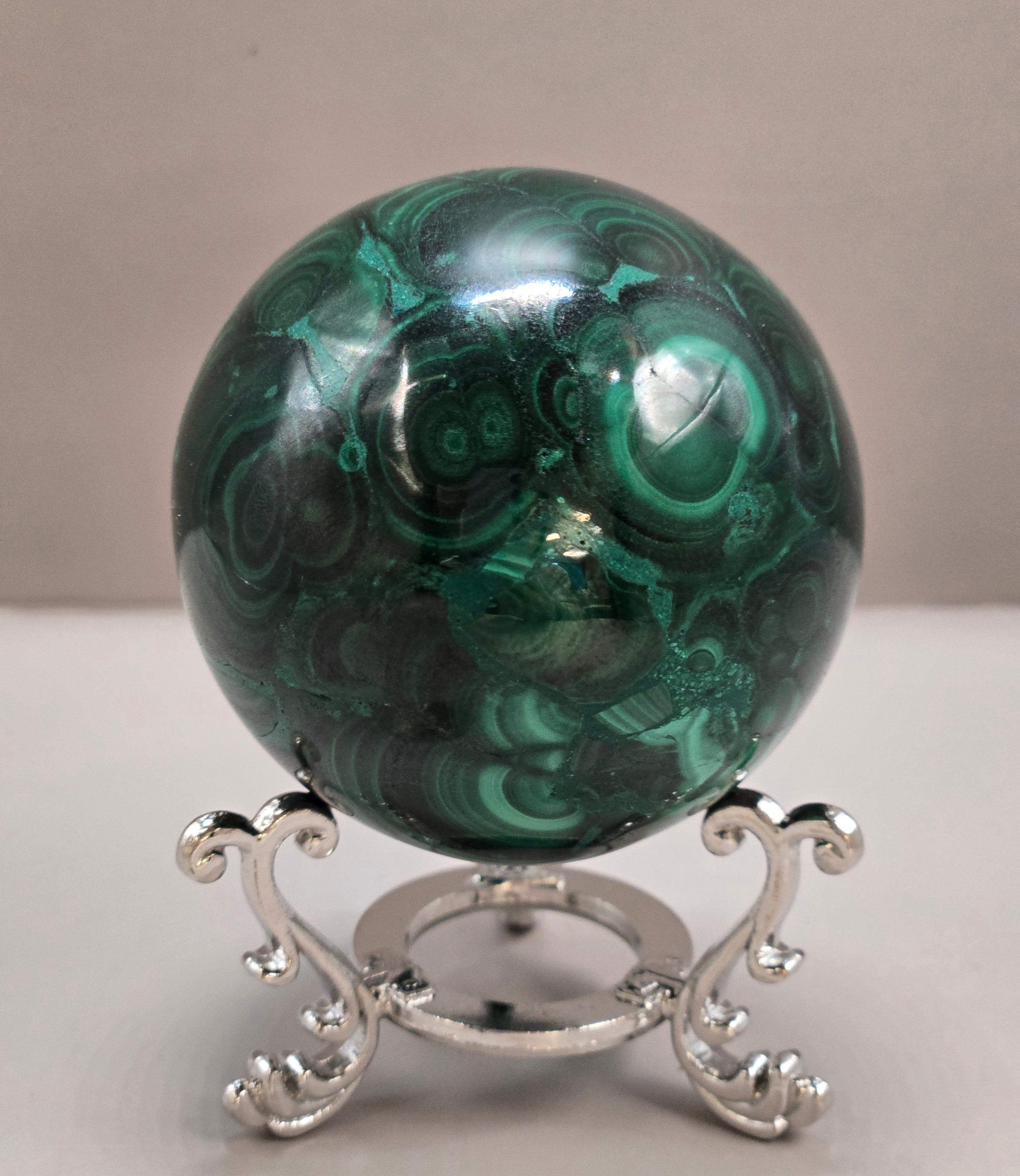 Malachite Sphere – AZ Stone Co.