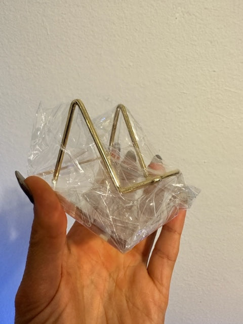 Acrylic with Gold Metal Stands – AZ Stone Co.